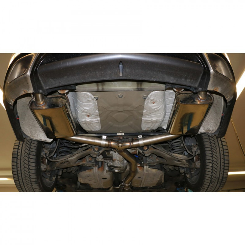 Silent rear duplex stainless steel on original output for OPEL INSIGNIA ...