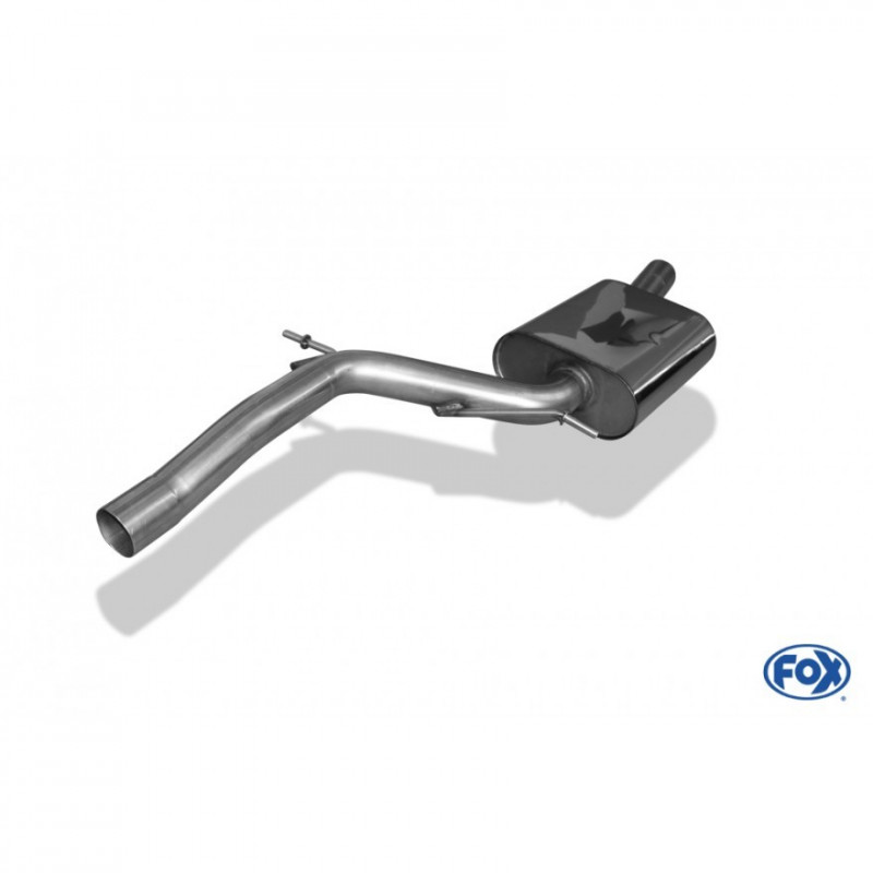 Silencieux intermédiaire inox pour AUDI A4 TYPE B8