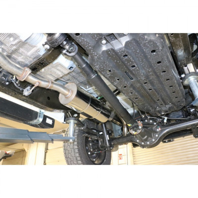 Silent stainless steel rear 2x115x85mm type 28 (sidepipe) for FORD ...