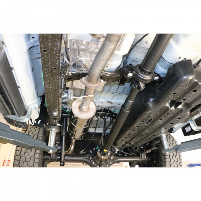 Silent stainless steel rear 2x115x85mm type 28 (sidepipe) for FORD ...