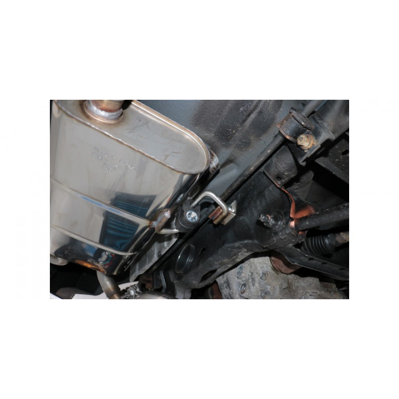 Silent rear duplex stainless steel 1x90mm type 16 for DACIA DUSTER 4x4 ...